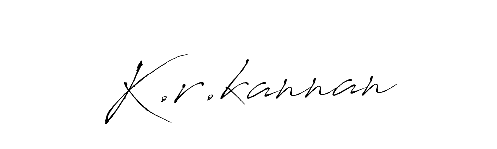 72+ K.r.kannan Name Signature Style Ideas | Awesome Electronic Sign