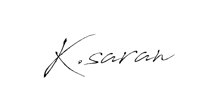72+ K.saran Name Signature Style Ideas | Special Autograph