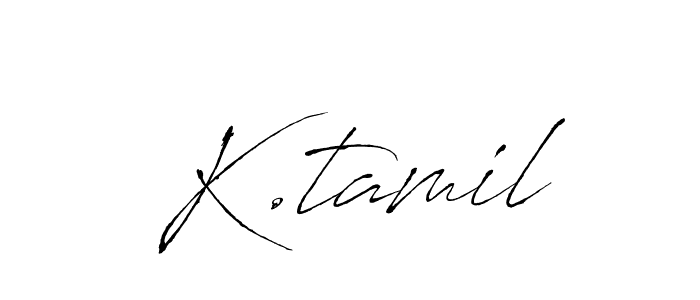 99+ K.tamil Name Signature Style Ideas | Awesome Online Signature