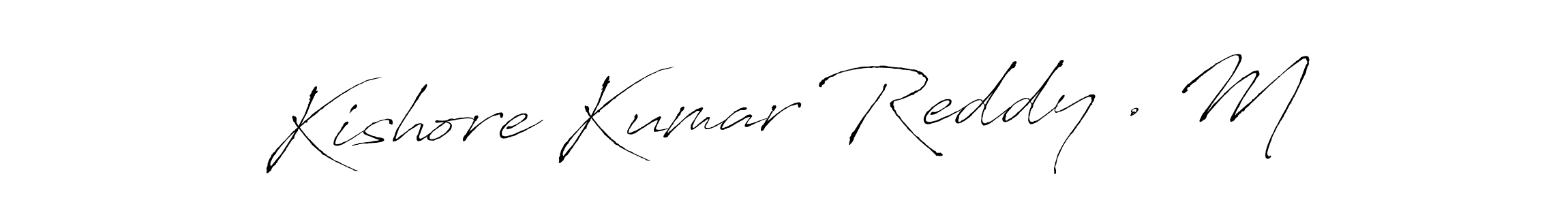 99+ Kishore Kumar Reddy . M Name Signature Style Ideas | Special E-Sign