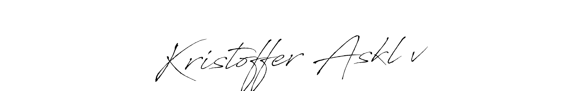 95+ Kristoffer Askl v Name Signature Style Ideas | Wonderful E-Signature