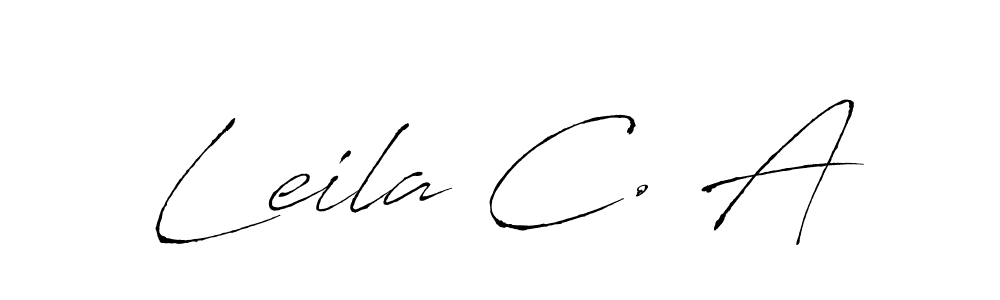 90+ Leila C. A Name Signature Style Ideas | Cool Electronic Sign