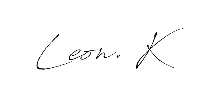 80+ Leon. K Name Signature Style Ideas | Cool E-Sign