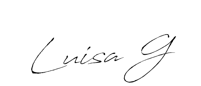 74+ Luisa G Name Signature Style Ideas | Amazing Digital Signature