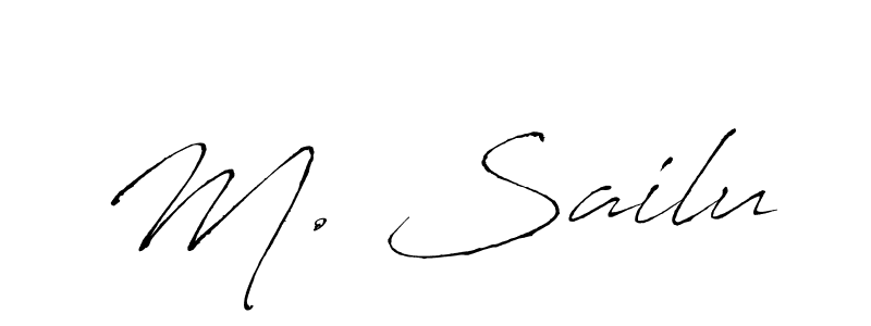 75+ M. Sailu Name Signature Style Ideas | First-Class eSignature
