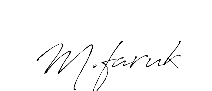 95+ M.faruk Name Signature Style Ideas | Unique Electronic Sign