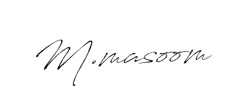 82+ M.masoom Name Signature Style Ideas | Super Online Signature
