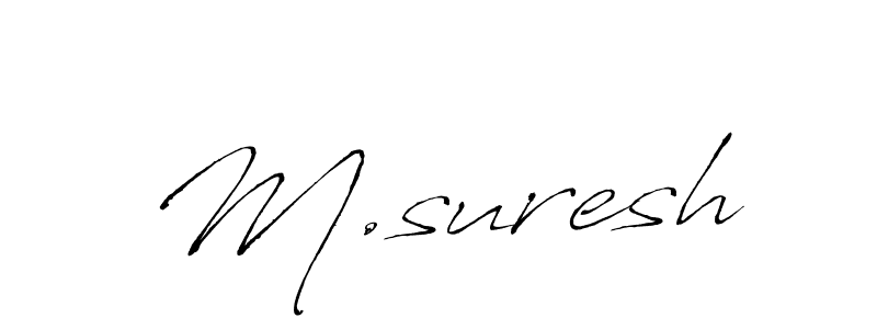 91+ M.suresh Name Signature Style Ideas | Special Name Signature