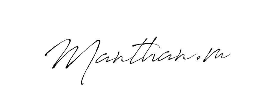 73+ Manthan.m Name Signature Style Ideas | Special Online Signature