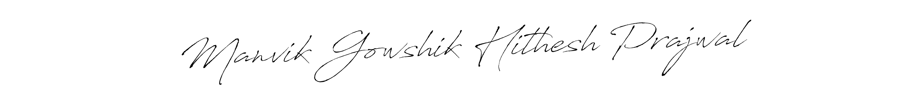 80+ Manvik Gowshik Hithesh Prajwal Name Signature Style Ideas ...