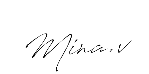 82+ Mina.v Name Signature Style Ideas | Awesome eSignature