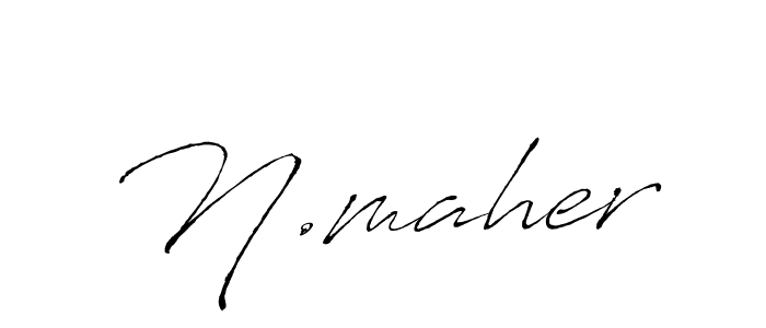 90+ N.maher Name Signature Style Ideas | Amazing Online Signature