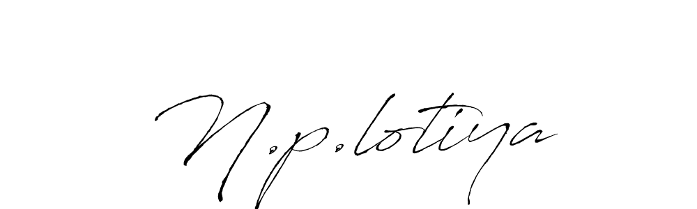 73+ N.p.lotiya Name Signature Style Ideas | Perfect Electronic Sign