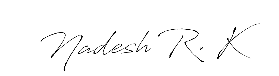 75+ Nadesh R. K Name Signature Style Ideas | Perfect E-Sign