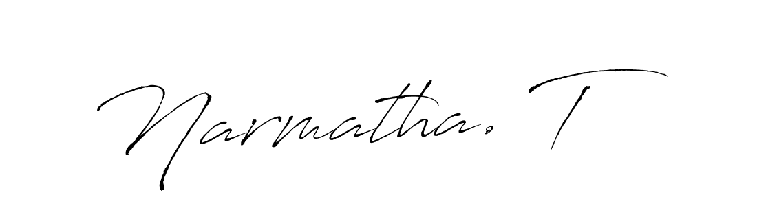100+ Narmatha. T Name Signature Style Ideas | Wonderful E-Signature
