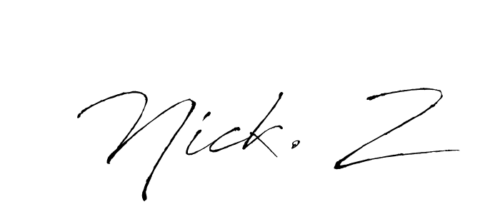 86+ Nick. Z Name Signature Style Ideas | Special Electronic Sign
