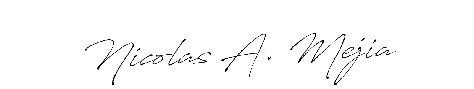 89+ Nicolas A. Mejia Name Signature Style Ideas | Wonderful Autograph