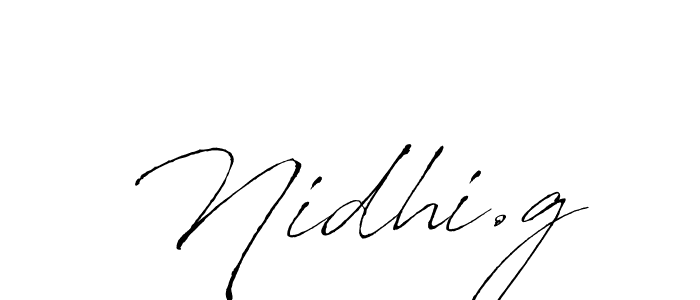 94+ Nidhi.g Name Signature Style Ideas | Latest Autograph