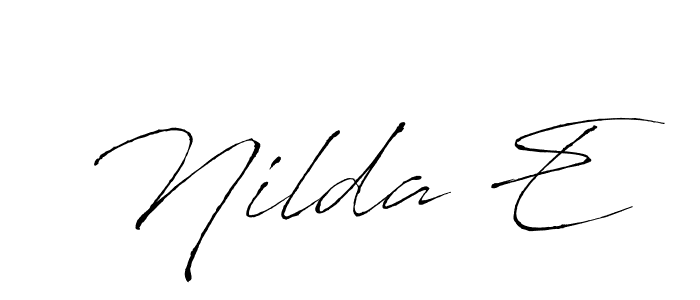 77+ Nilda E Name Signature Style Ideas | Good Autograph