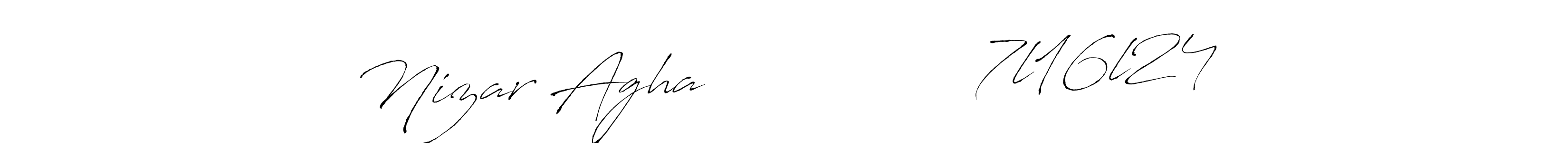 77+ Nizar Agha 7l16l24 Name Signature Style Ideas | New E-Sign
