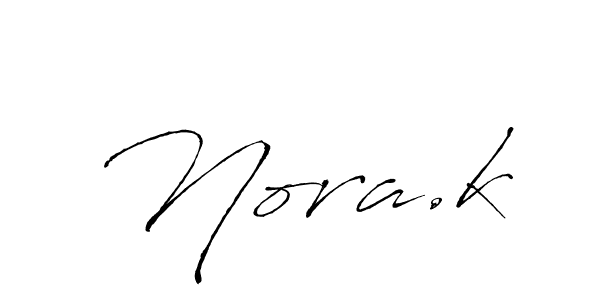 90+ Nora.k Name Signature Style Ideas | Ideal E-Sign