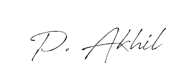 84+ P. Akhil Name Signature Style Ideas | New Electronic Sign