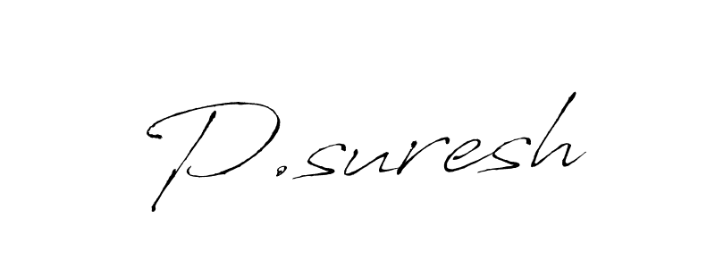 71+ P.suresh Name Signature Style Ideas | Best Electronic Sign