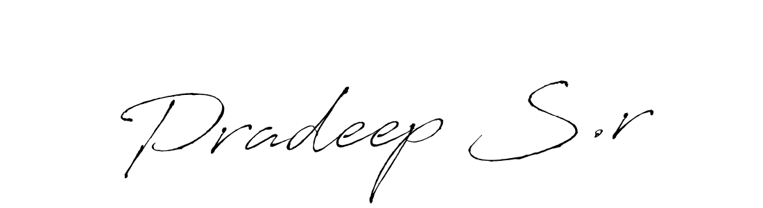 93+ Pradeep S.r Name Signature Style Ideas | Awesome Autograph