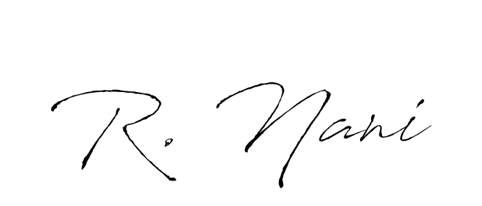 91+ R. Nani Name Signature Style Ideas | Superb Electronic Signatures