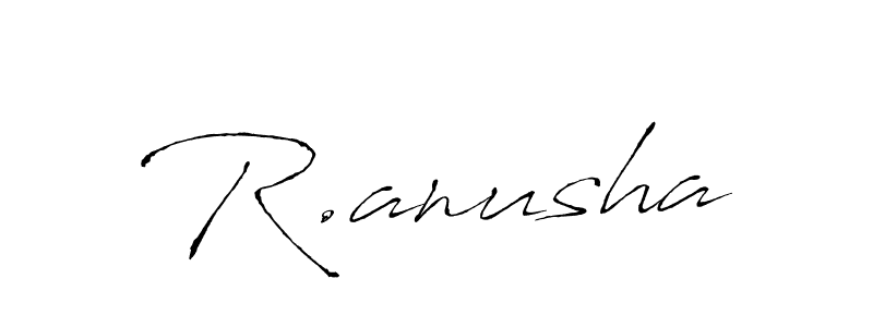 82+ R.anusha Name Signature Style Ideas | FREE eSignature