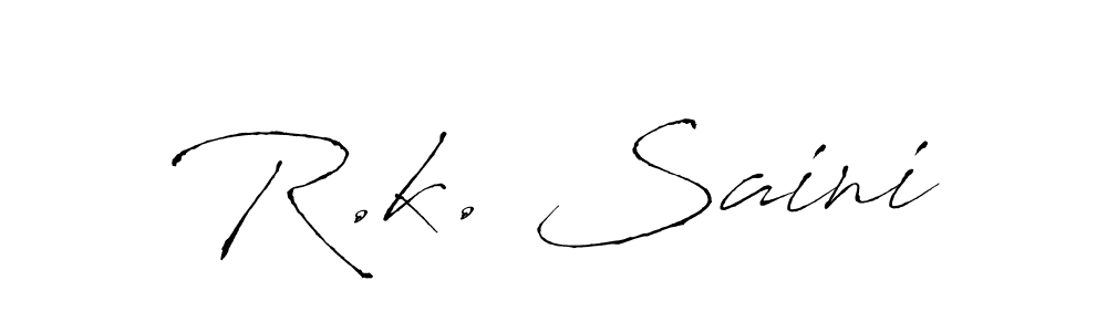 86+ R.k. Saini Name Signature Style Ideas | Awesome Name Signature