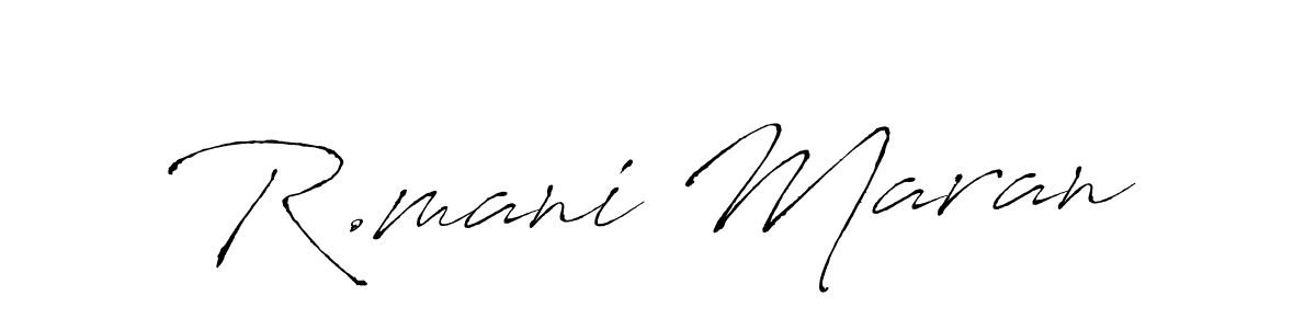 77+ R.mani Maran Name Signature Style Ideas | Perfect Electronic Signatures