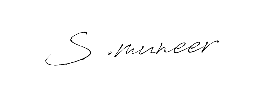 98+ S .muneer Name Signature Style Ideas | Amazing Name Signature