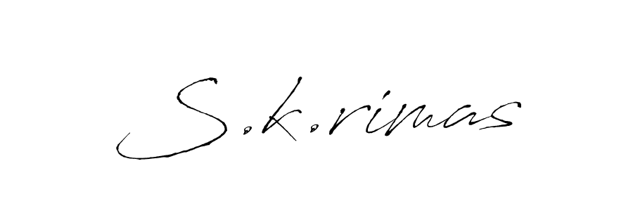 79+ S.k.rimas Name Signature Style Ideas | Creative Online Autograph
