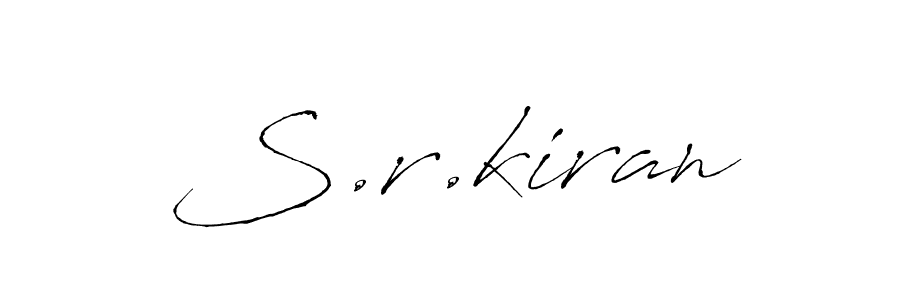 74+ S.r.kiran Name Signature Style Ideas | Ultimate Name Signature