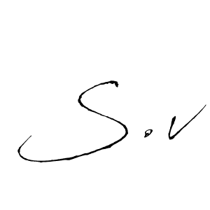70+ S.v Name Signature Style Ideas | Special Online Signature