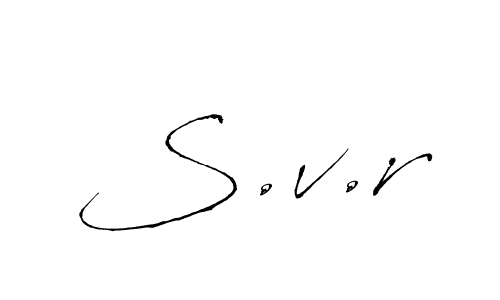 98+ S.v.r Name Signature Style Ideas | Perfect Digital Signature