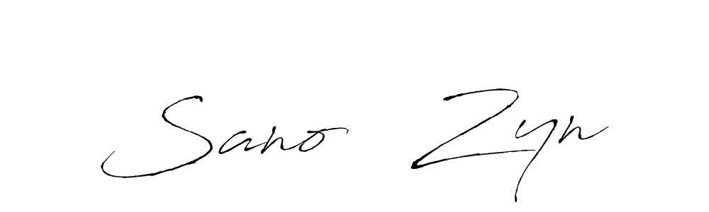95+ Sano Zyn Name Signature Style Ideas | Wonderful Digital Signature