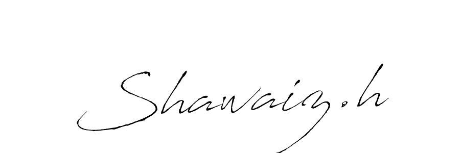76+ Shawaiz.h Name Signature Style Ideas | Unique Online Signature