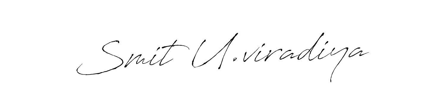 92+ Smit U.viradiya Name Signature Style Ideas | Wonderful Electronic Sign