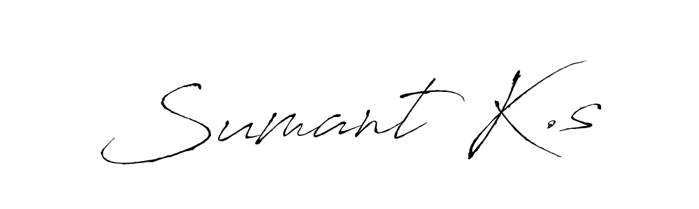 99+ Sumant K.s Name Signature Style Ideas | Unique Online Autograph