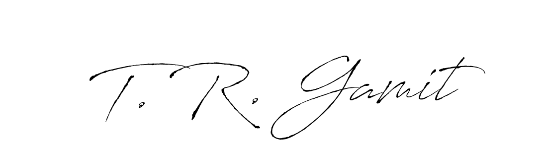 70+ T. R. Gamit Name Signature Style Ideas | Superb Name Signature