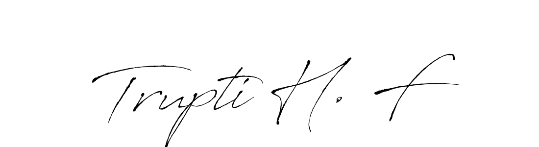 74+ Trupti H. F Name Signature Style Ideas | Ultimate Online Signature
