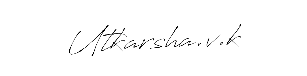 82+ Utkarsha.v.k Name Signature Style Ideas | Fine E-Sign