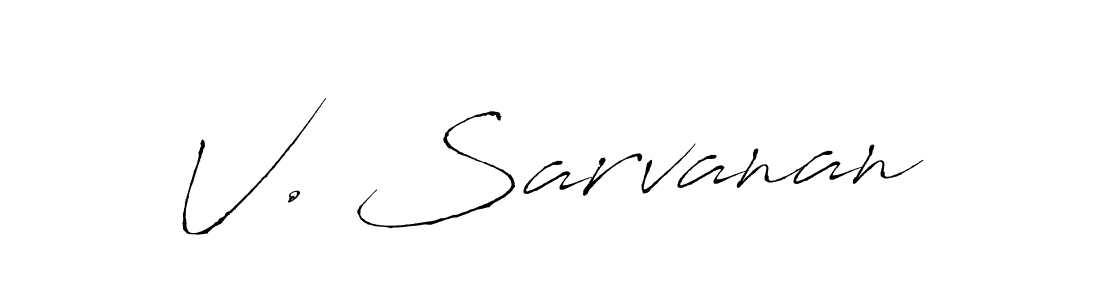 100+ V. Sarvanan Name Signature Style Ideas | Unique Online Autograph
