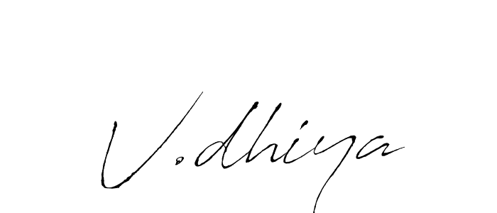 93+ V.dhiya Name Signature Style Ideas | Exclusive Name Signature