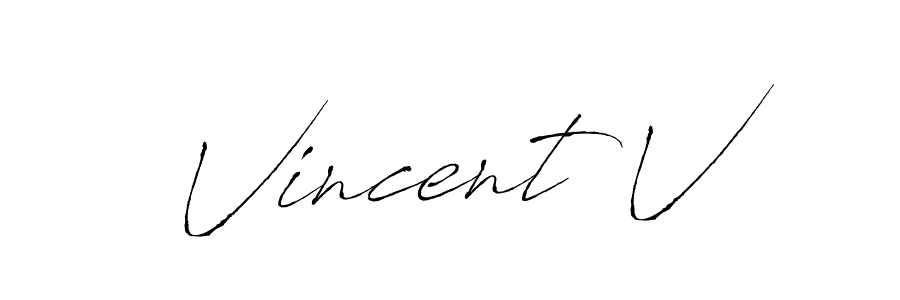 77+ Vincent V Name Signature Style Ideas | Special eSignature