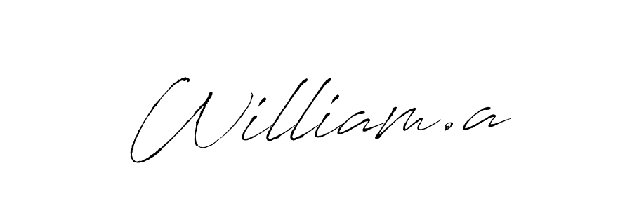 77+ William.a Name Signature Style Ideas | Free Online Autograph