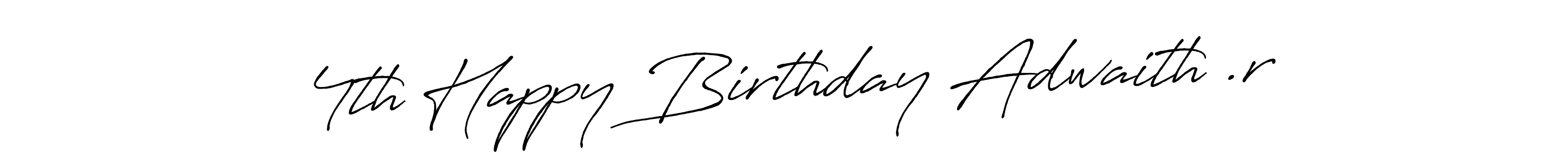 72+ 4th Happy Birthday Adwaith .r Name Signature Style Ideas ...
