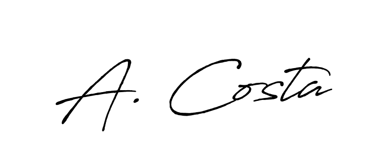 91+ A. Costa Name Signature Style Ideas | Outstanding Autograph